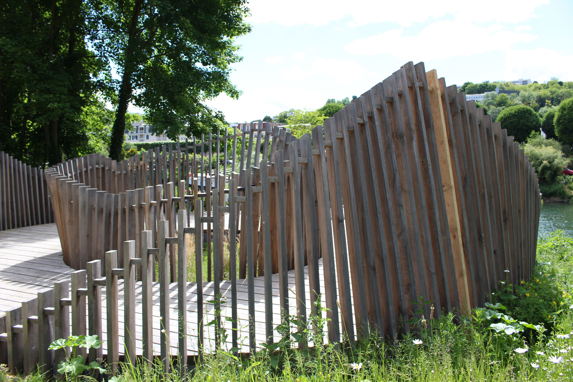 A new way of reaching Île de la Loge's open spaces - Destination Yvelines