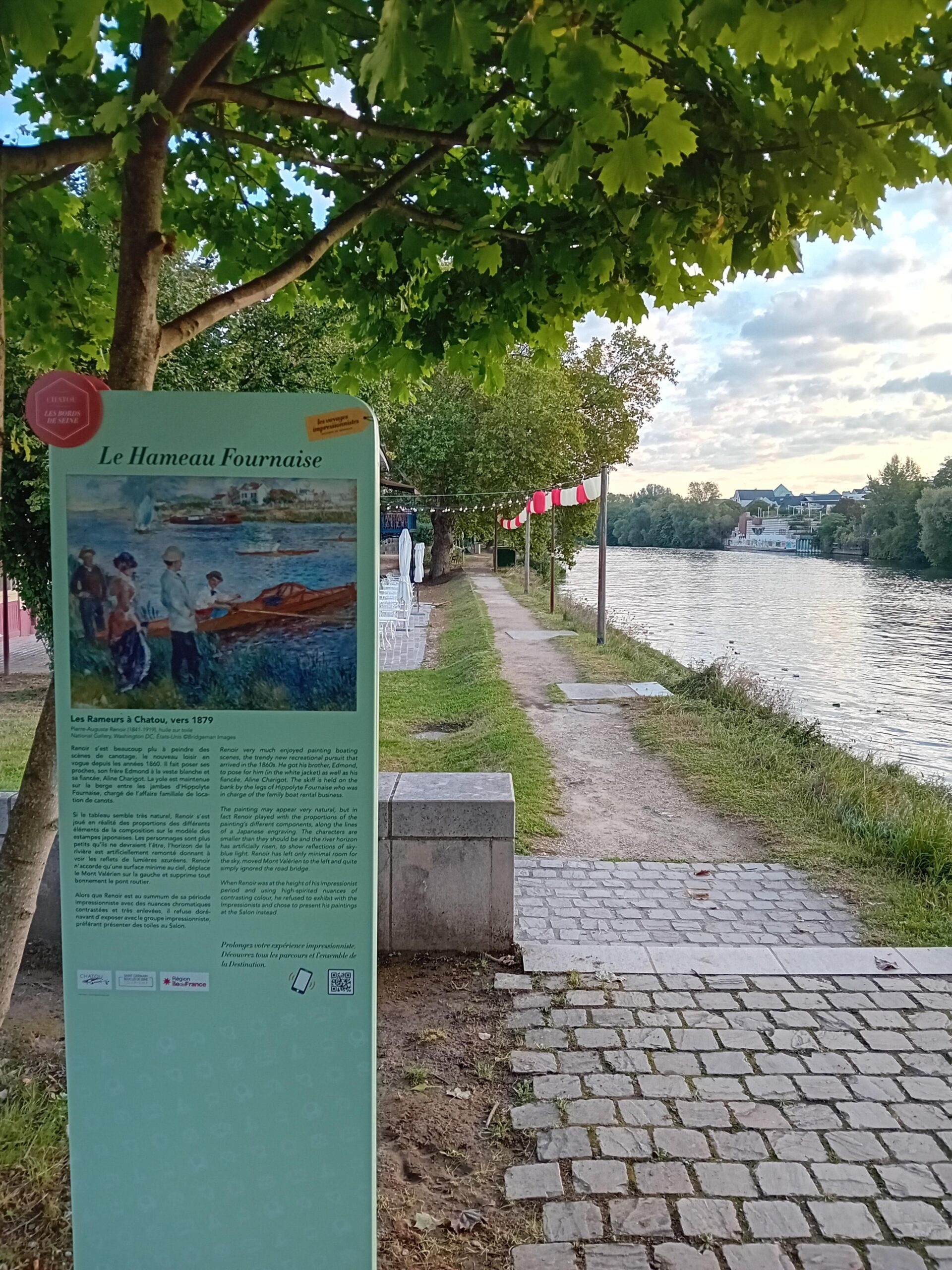 Chemin des Impressionnistes à Chatou - Destination Yvelines